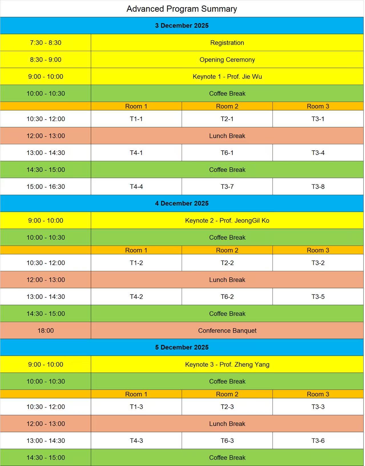Program at a Glance - MSN 2025